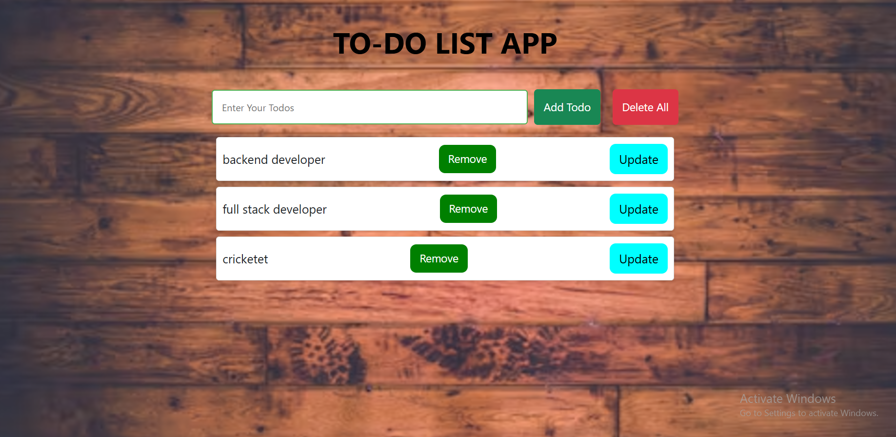 MY PERSONAL POTFOLIO